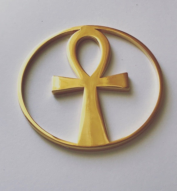 Ankh Key Gold 24K Plated Tool – HEALING ENERGY TOOLS