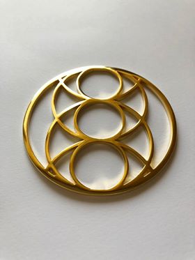 Vesica Piscis Eye Gold 24K Plated Tool – HEALING ENERGY TOOLS